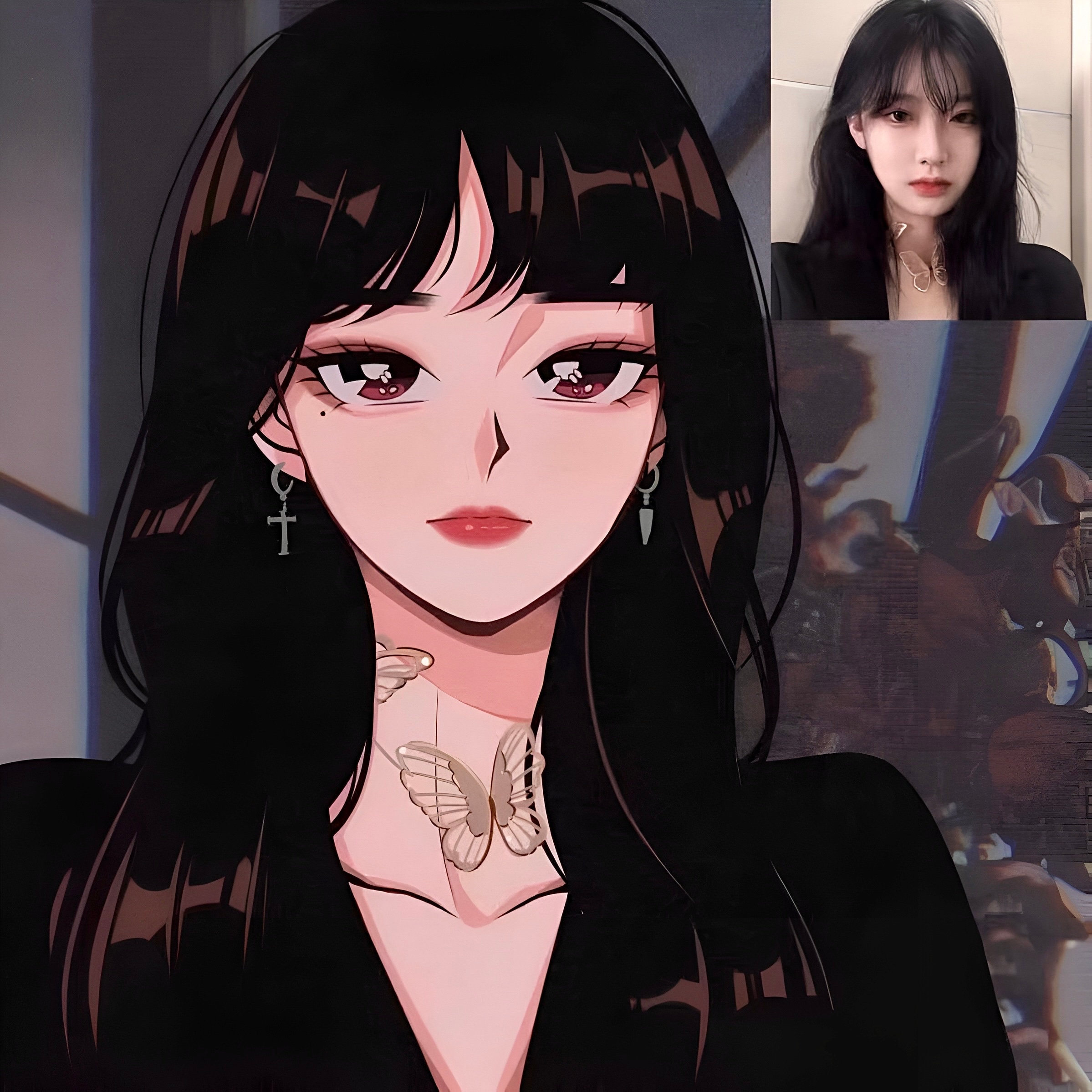 Custom Portrait Cute Cartoon Anime Portrait Digital - Etsy