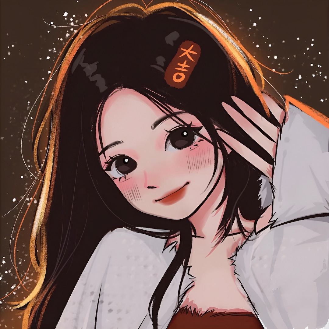 Custom Anime Portrait: Hand-drawn Digital Illustration (digital File ...