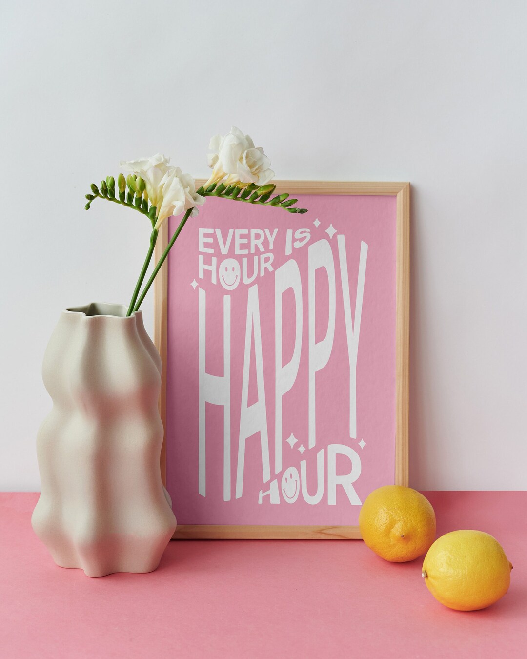 Happy Hour Wall Printable Digital Download. Every Hour is Happy Hour ...