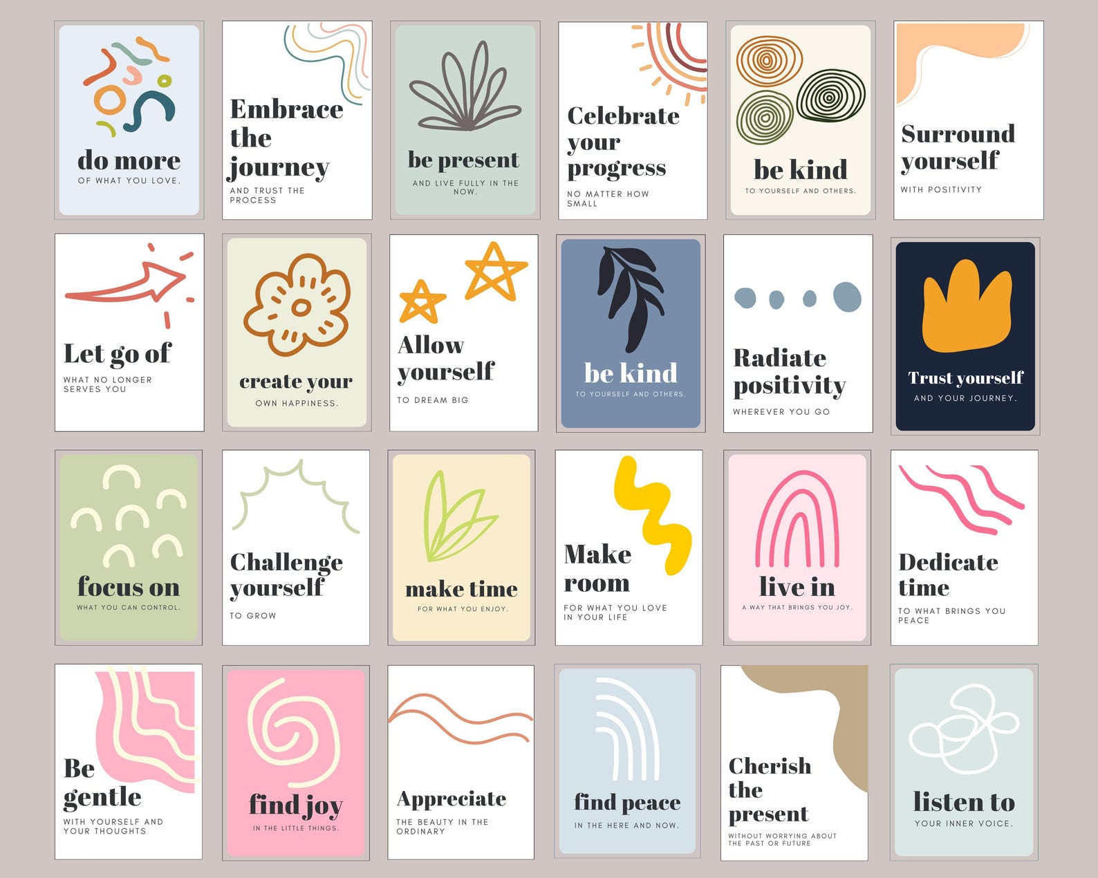 Inspirational Cards, Motivational Cards, Inspirational Quote Cards ...