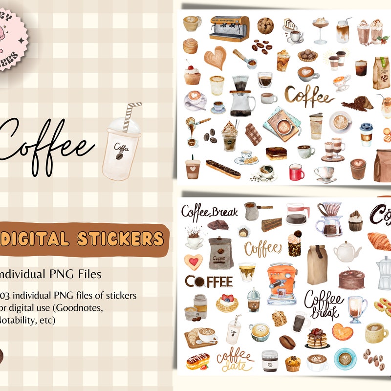 Coffee Planner Stickers - Etsy