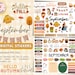 Month of September Digital Stickers for Goodnotes, September Pre ...