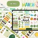 Month of March Digital Stickers for Goodnotes, March Pre-cropped ...