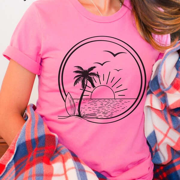 Beach Scene T Shirt - Etsy