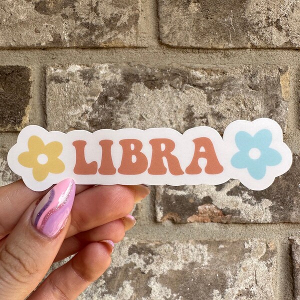 Libra Sticker - Etsy
