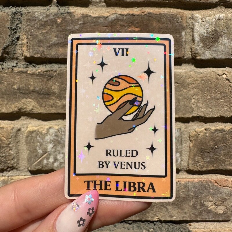 Libra Sticker - Etsy