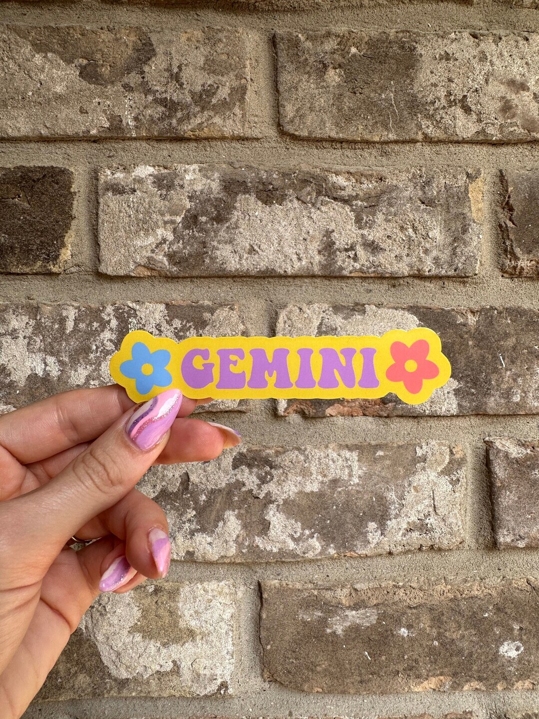 Retro Gemini Sticker Gemini Stickers Zodiac Stickers Air Sign Stickers ...