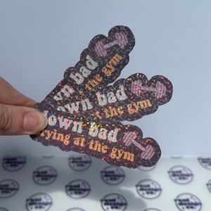 Down Bad Sticker Crying at the Gym TTPD Sticker Tortured Poets Album ...