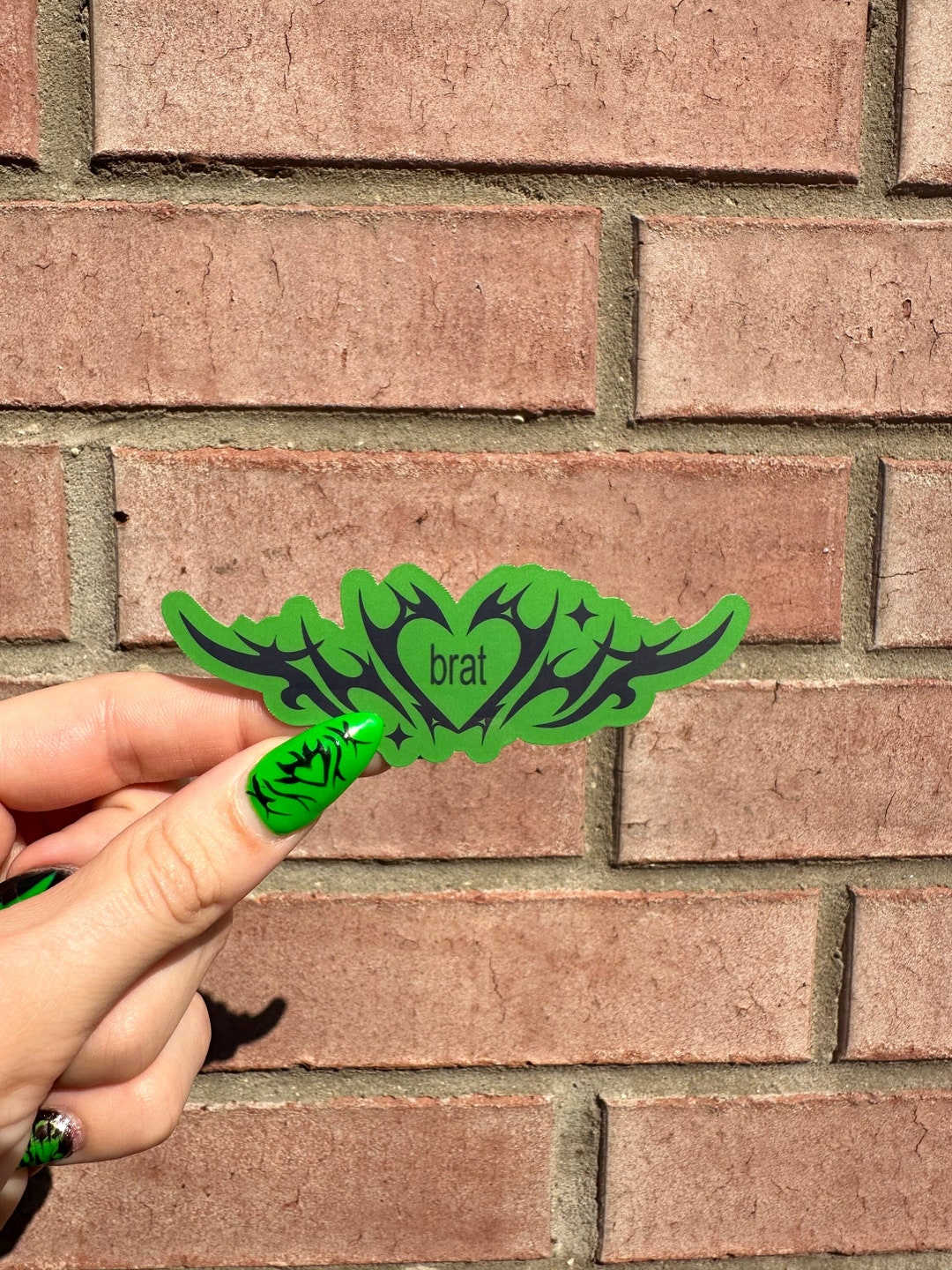 Brat Sticker Lower Back Tattoo Sticker Tramp Stamp Brat Merch - Etsy