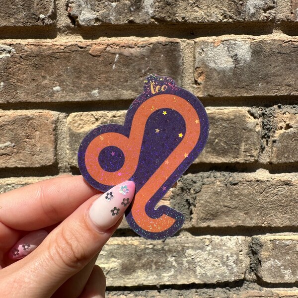Leo Symbol Stickers - Etsy