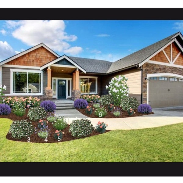 Premade Landscape Design - Etsy