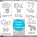 26 Alphabet Coloring Pages | Coloring Book | ABC Coloring | Preschool ...