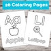 26 Alphabet Coloring Pages | Coloring Book | ABC Coloring | Preschool ...