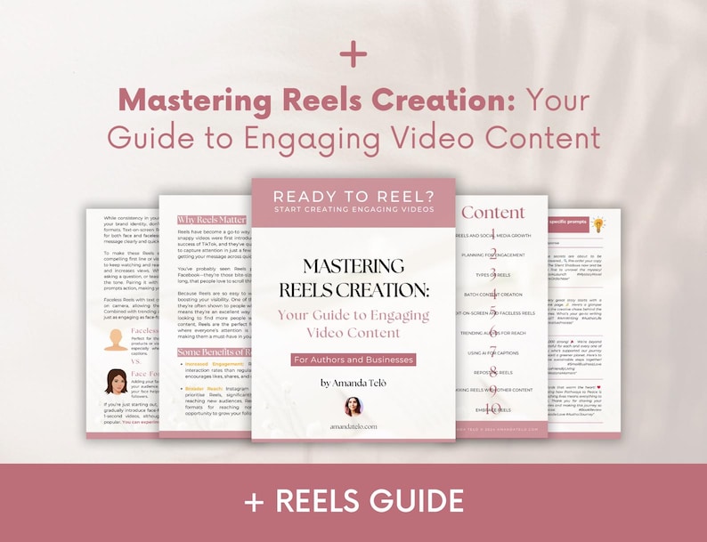 Text-on-screen Faceless Reel Templates for Authors, Businesses ...