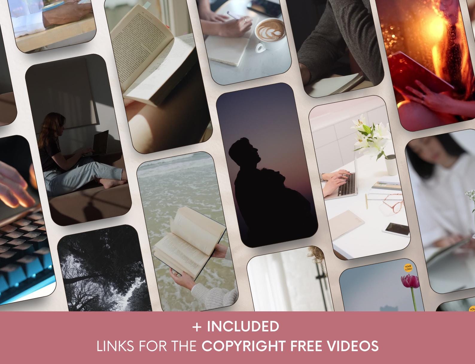 Text-on-screen Faceless Reel Templates for Authors, Businesses ...