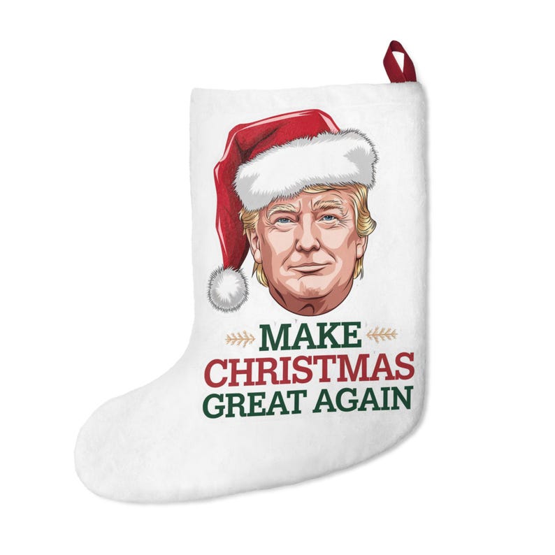 Donald Trump Christmas Stockings, Make Christmas Great Again, MAGA ...