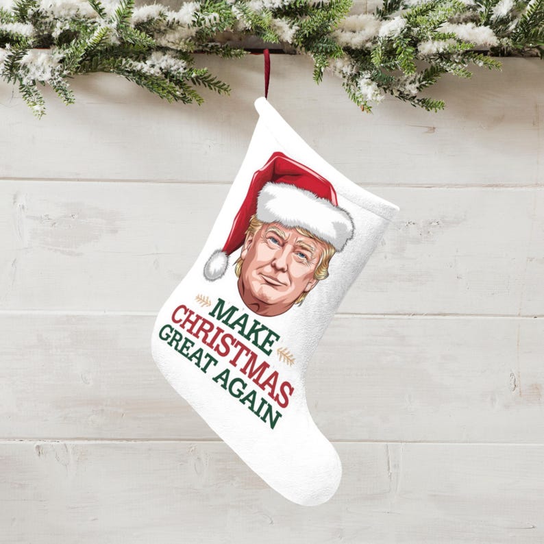 Donald Trump Christmas Stockings, Make Christmas Great Again, MAGA ...
