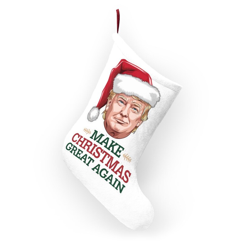 Donald Trump Christmas Stockings, Make Christmas Great Again, MAGA ...