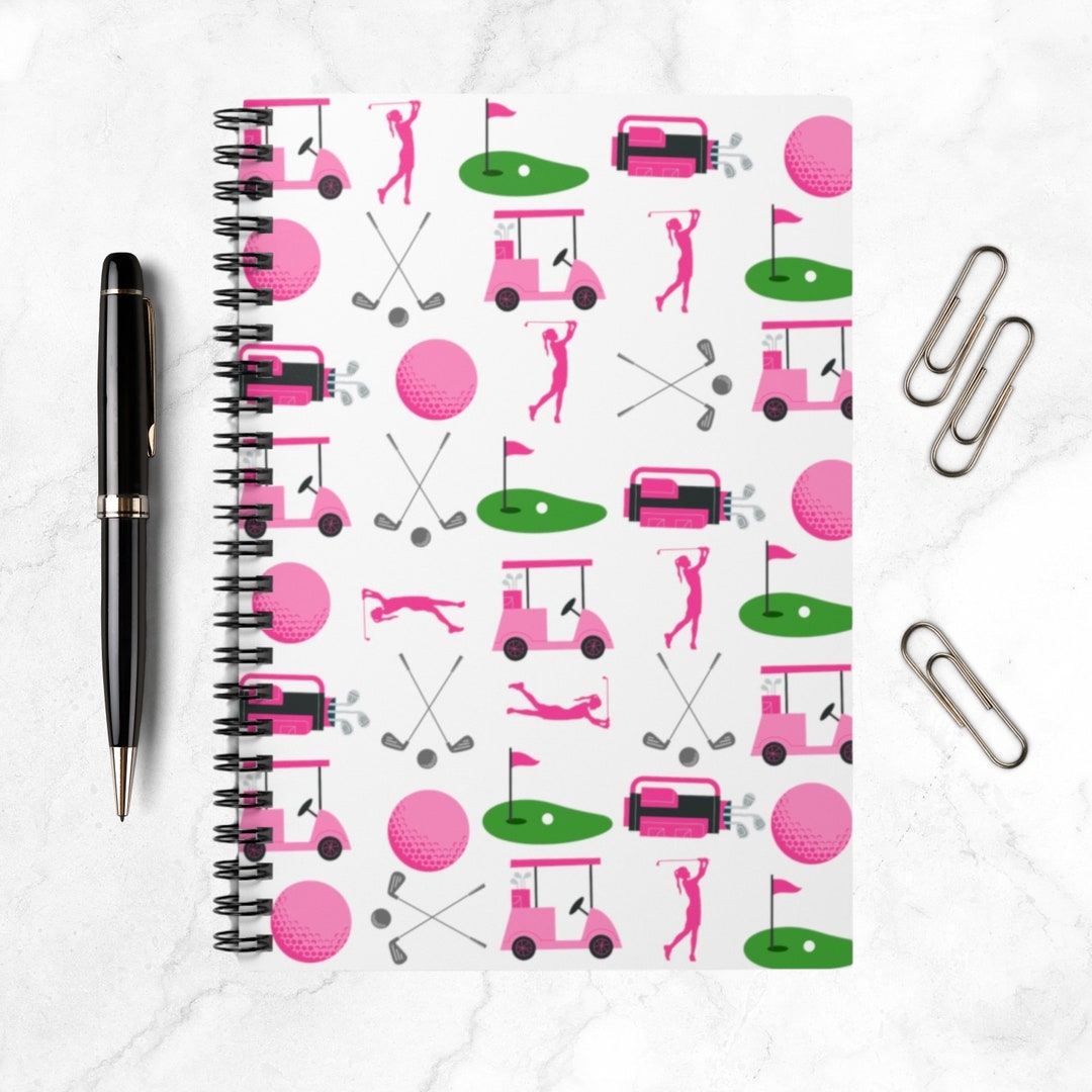 Golf Notebook for Student Back to School Planner for Girl Golfer ...