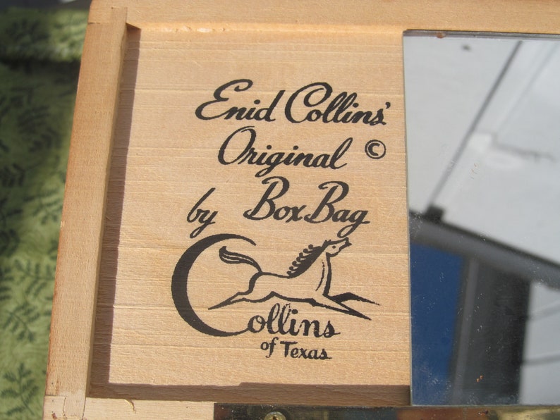 Enid Collins Glitter Bug Box Bag 1960s - Etsy