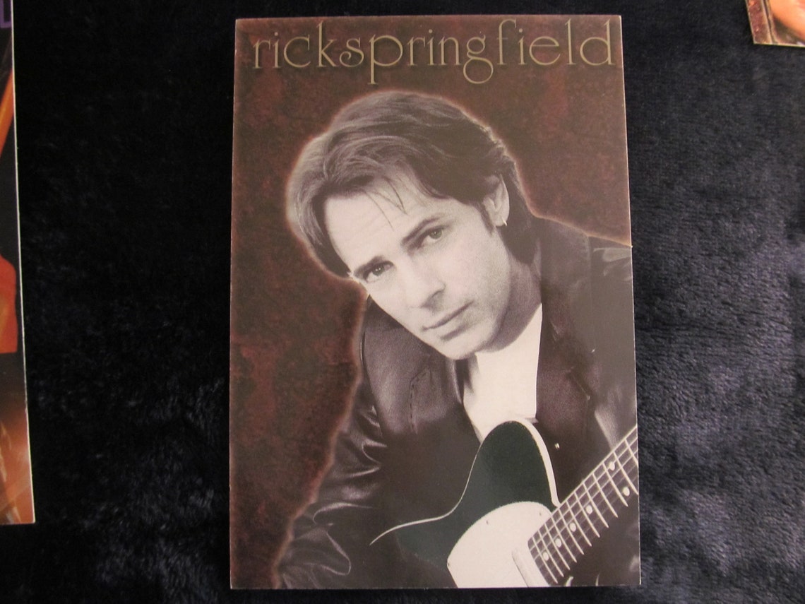 5 Rick Springfield Postcards - Etsy