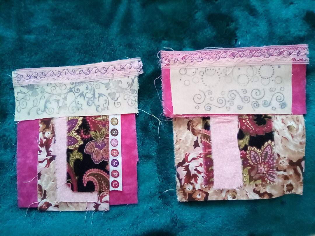 Fabric Flip Paisley and Floral for Junk Journals 2 Pieces - Etsy