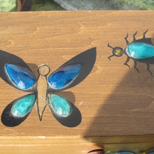 Enid Collins Glitter Bug Box Bag 1960s - Etsy