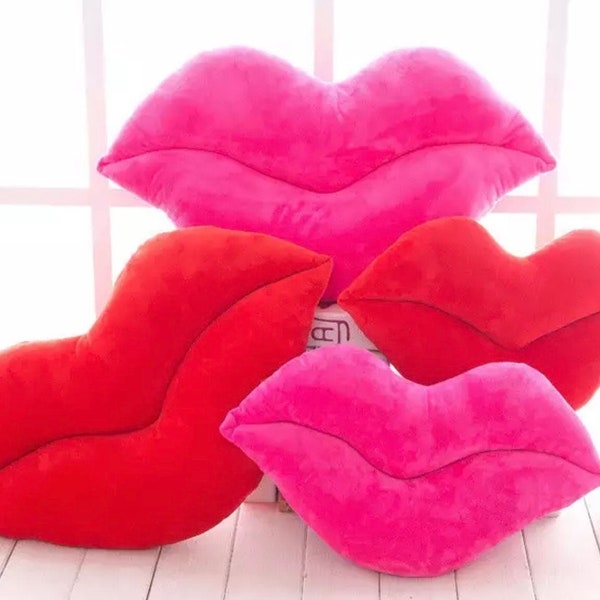 Lips Pillow - Etsy
