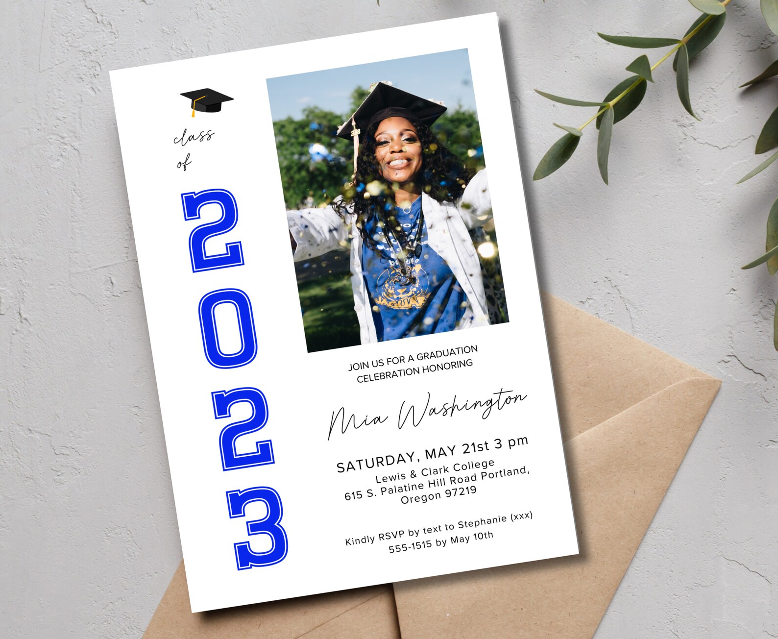 Graduation Printable Photo Invitation | Grad Announcement | RN ...