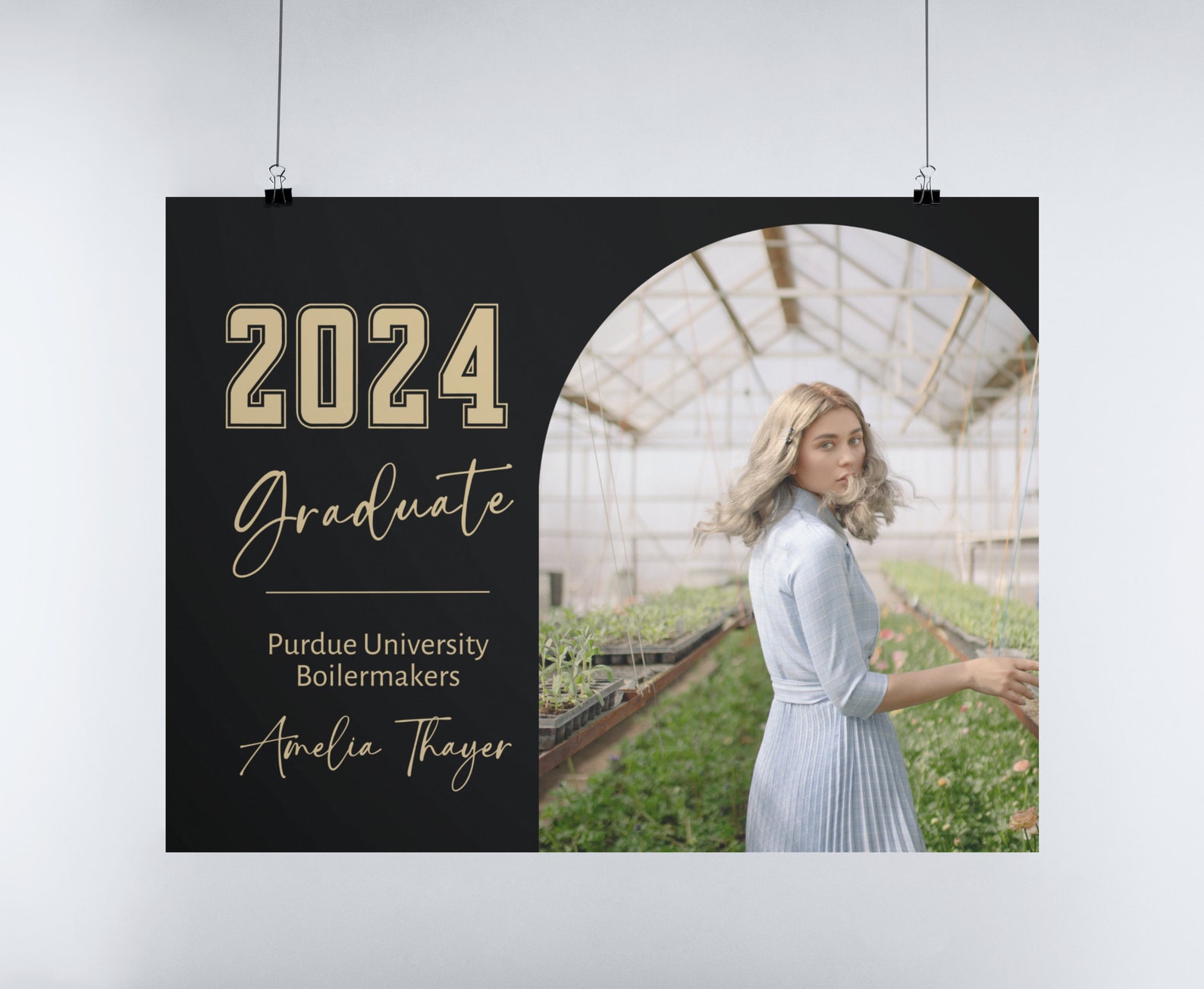 Purdue University Yard Sign Template | Yard Sign Graduation ...