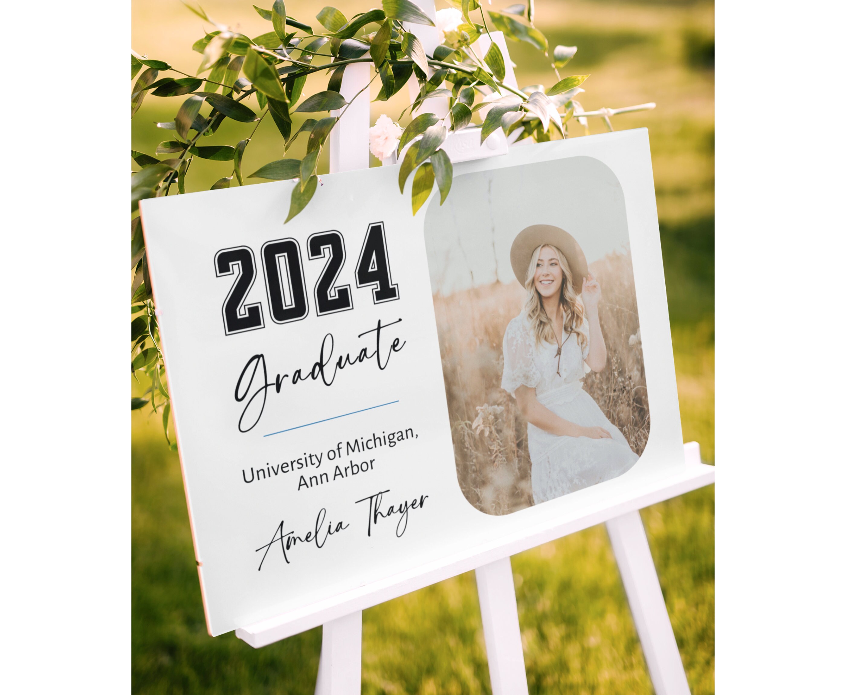 Graduation Welcome Sign Template Yard Sign Graduation Graduation Party ...