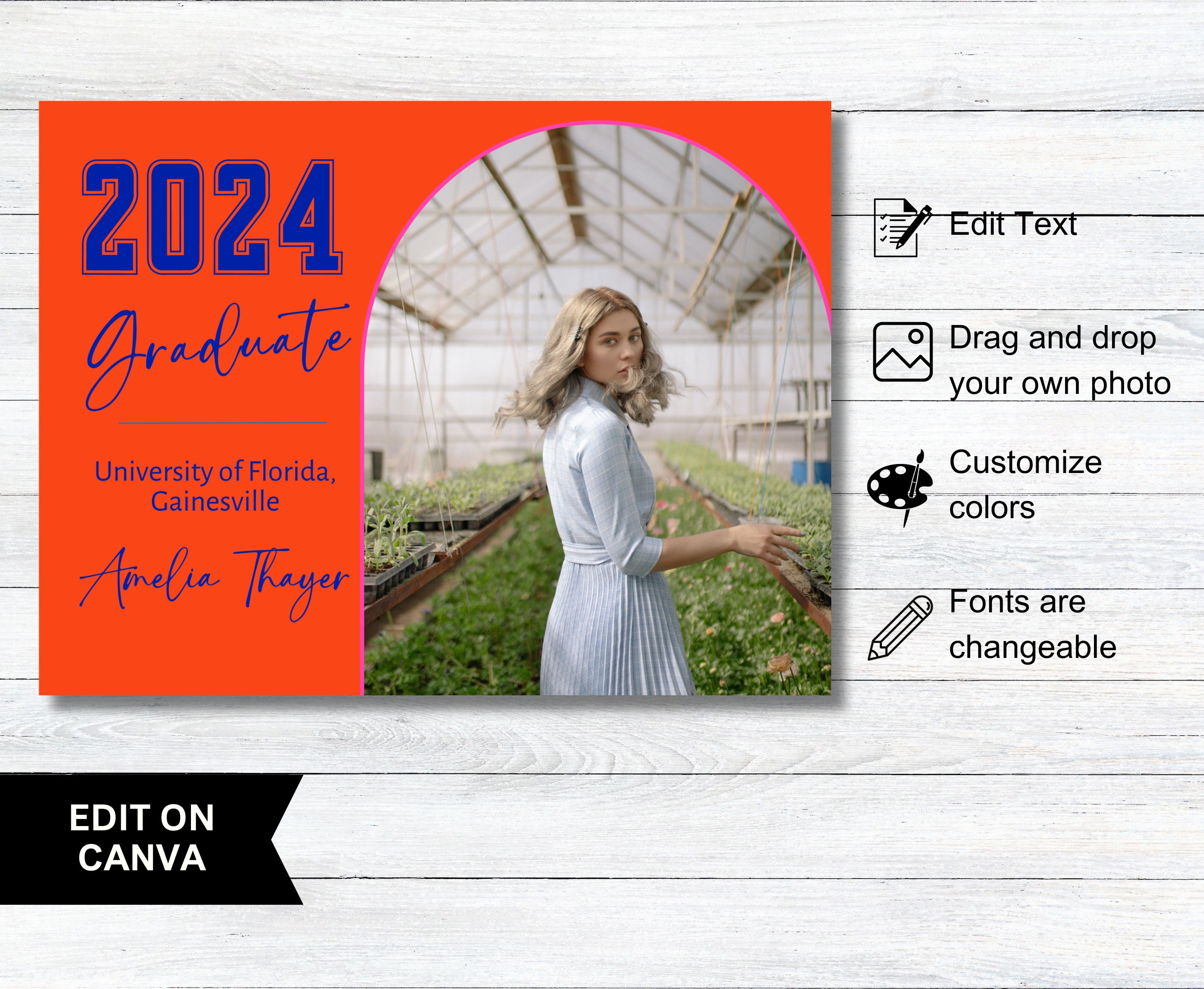 Graduation Welcome Sign | Personalized Graduation Party Decor | UF ...