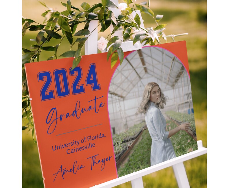 Graduation Welcome Sign | Personalized Graduation Party Decor | UF ...