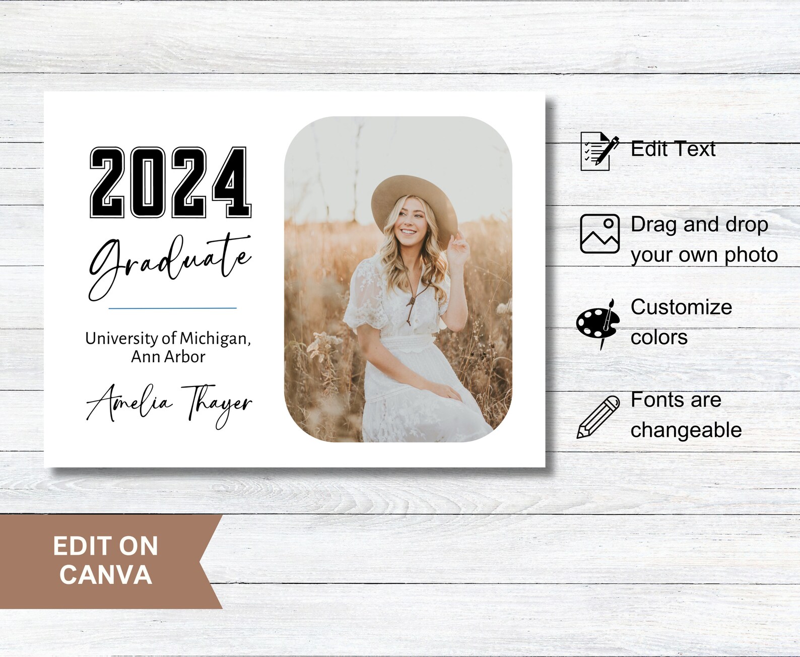 Graduation Welcome Sign Template Yard Sign Graduation Graduation Party ...