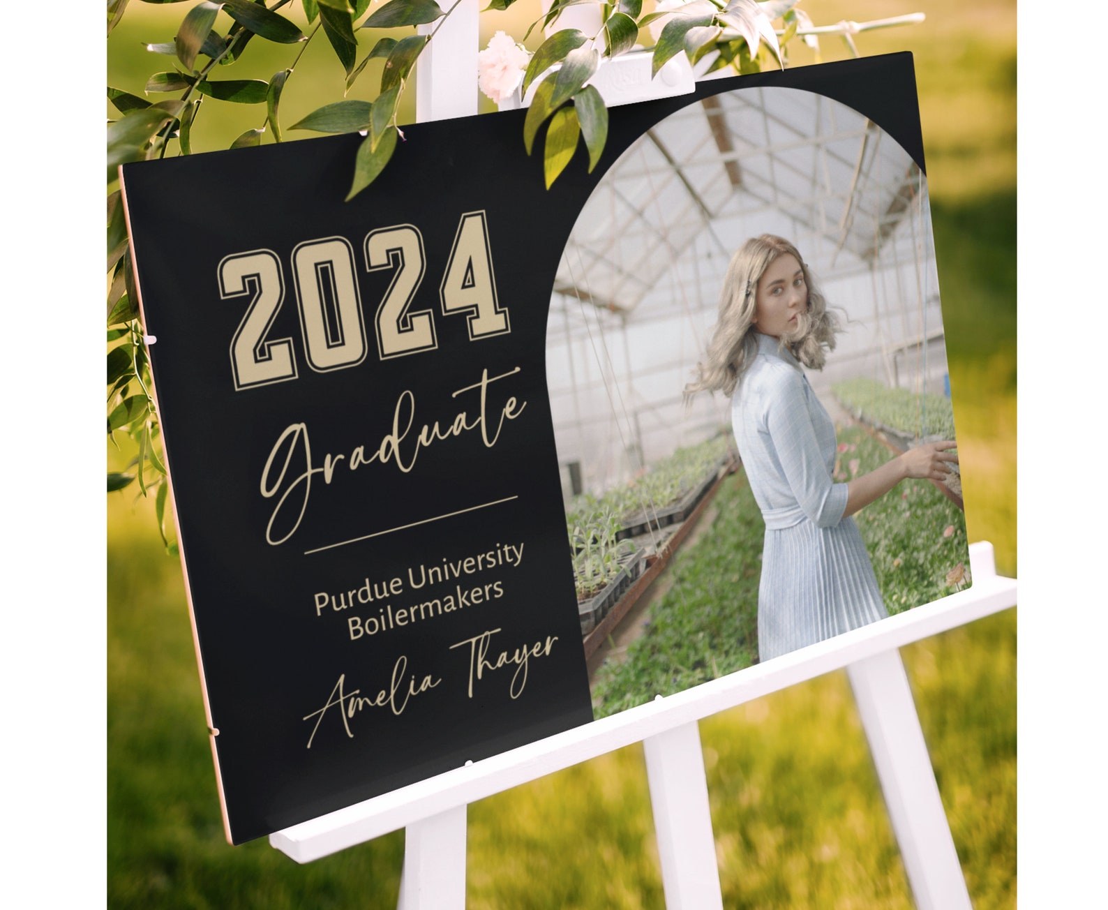 Purdue University Yard Sign Template | Yard Sign Graduation ...