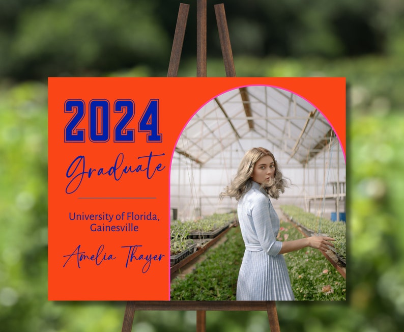 Graduation Welcome Sign | Personalized Graduation Party Decor | UF ...