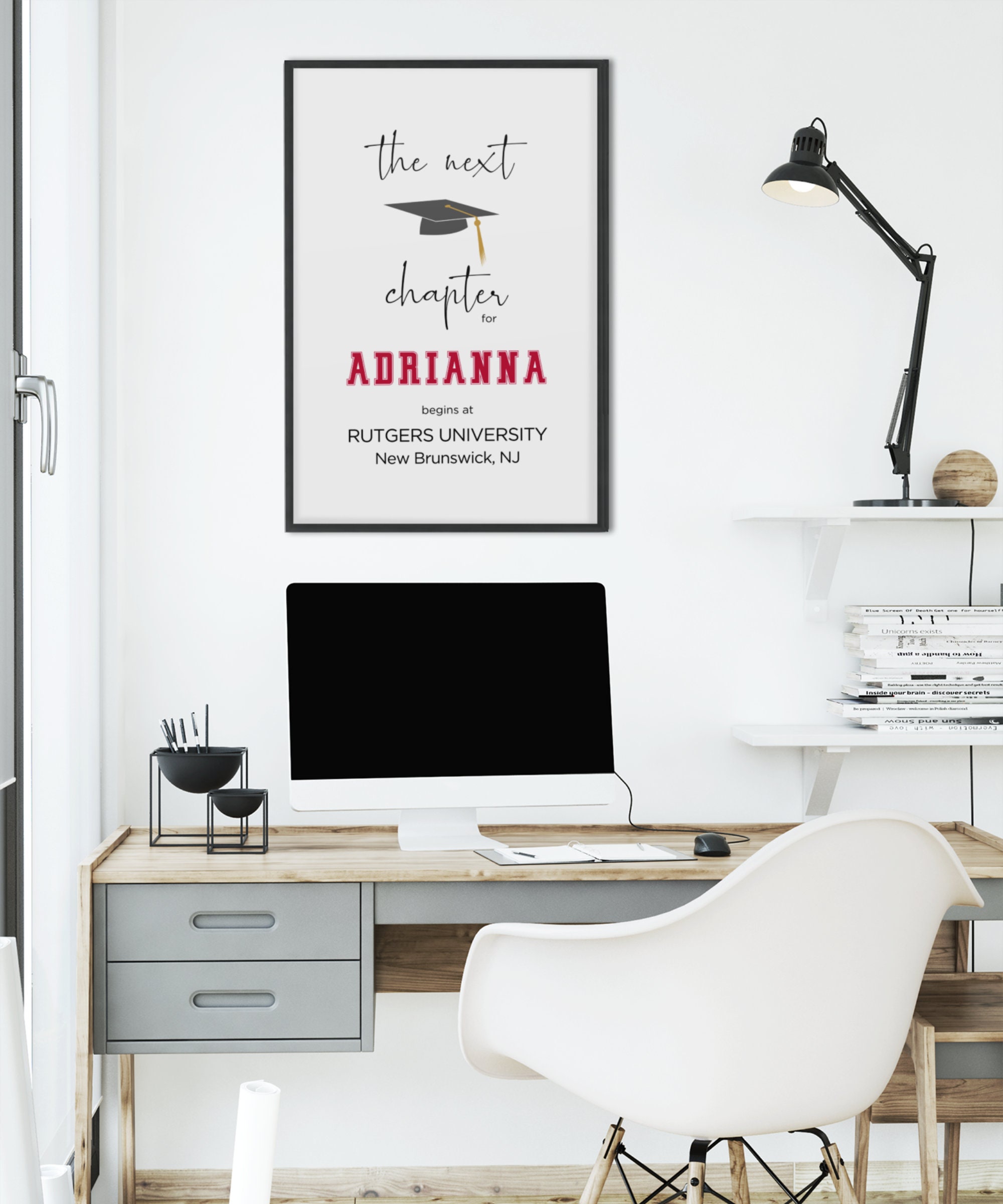 My Next Chapter Graduation Printable Personalized Graduation Party ...