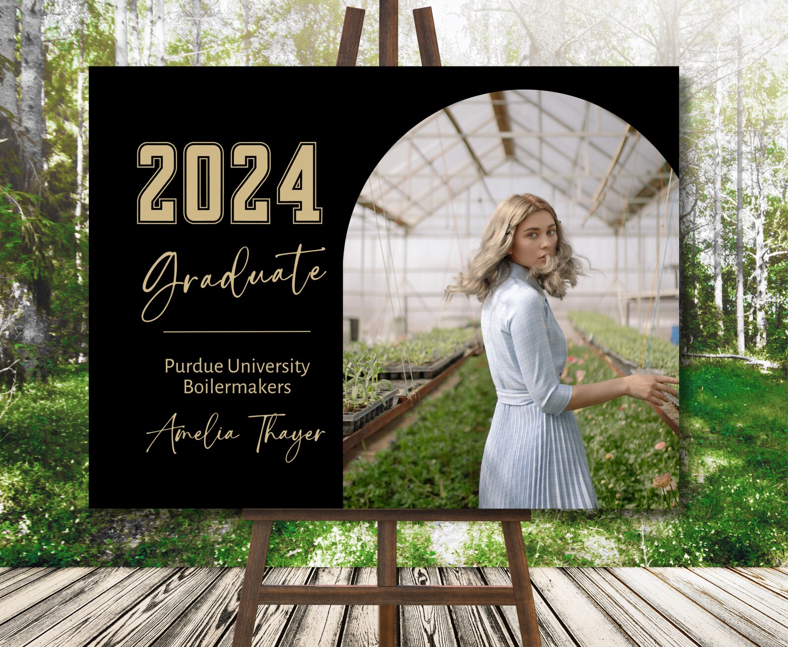 Purdue University Yard Sign Template | Yard Sign Graduation ...