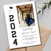 Graduation Photo Invitation Printable Template Announcement | Guy ...