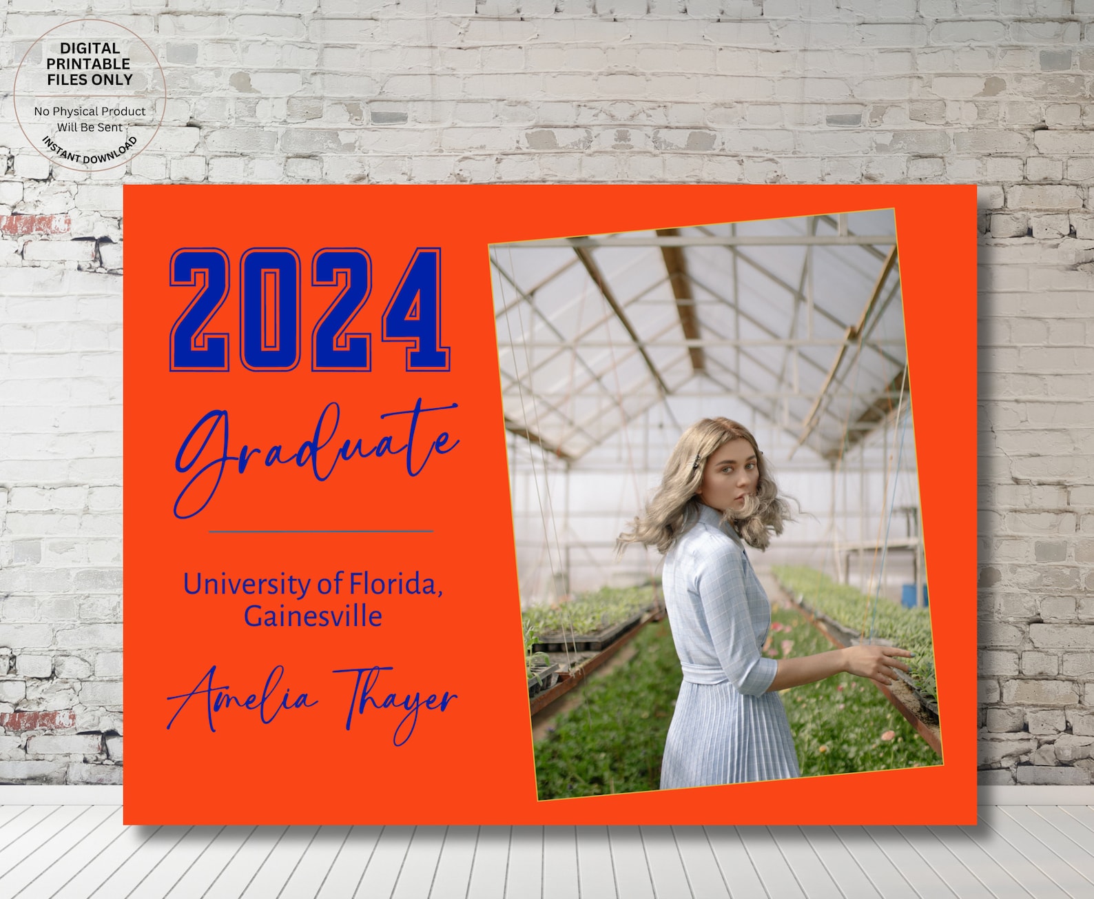 Graduation Welcome Sign Personalized Graduation Party Decor UF Gators ...