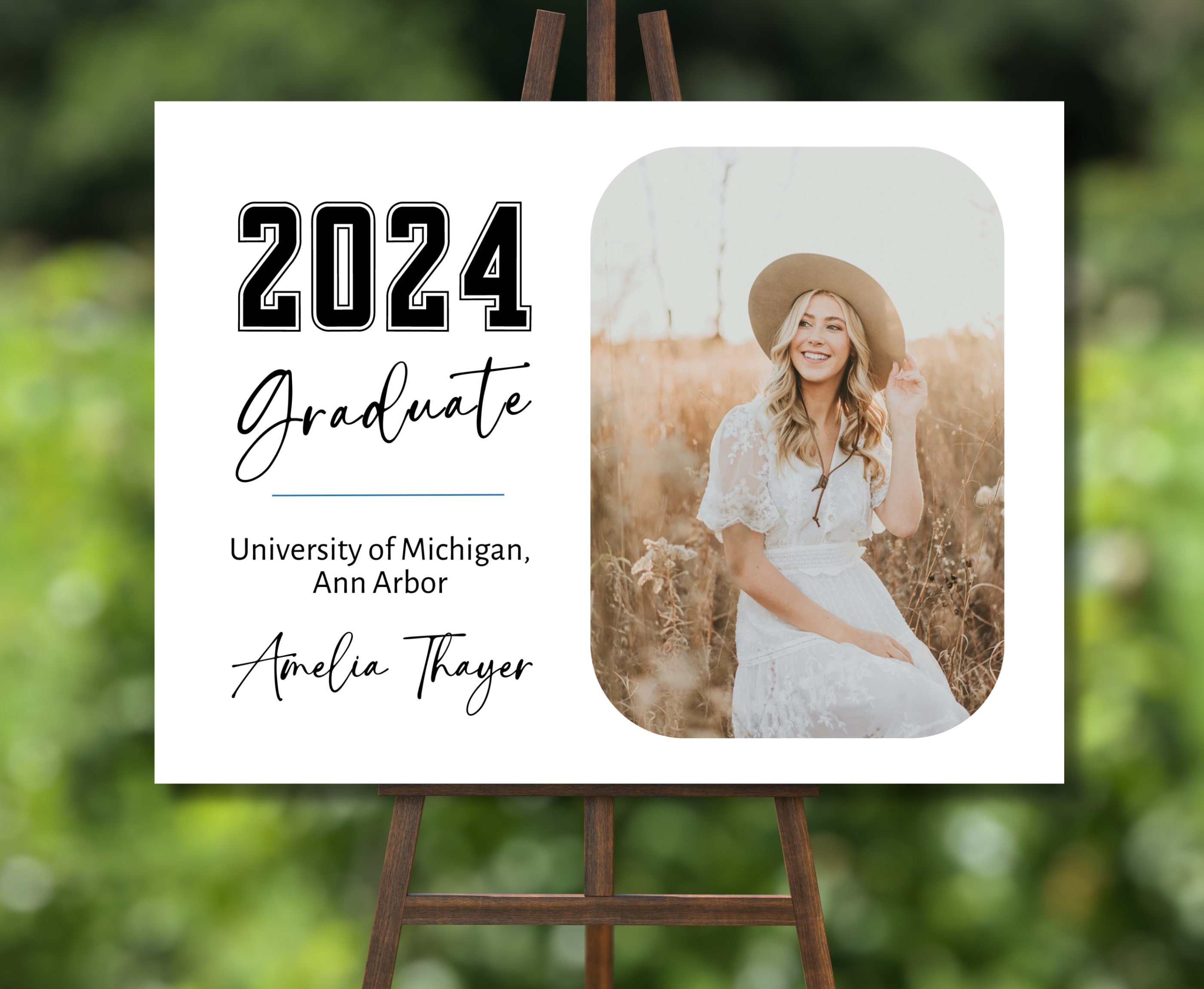 Graduation Welcome Sign Template Yard Sign Graduation Graduation Party ...