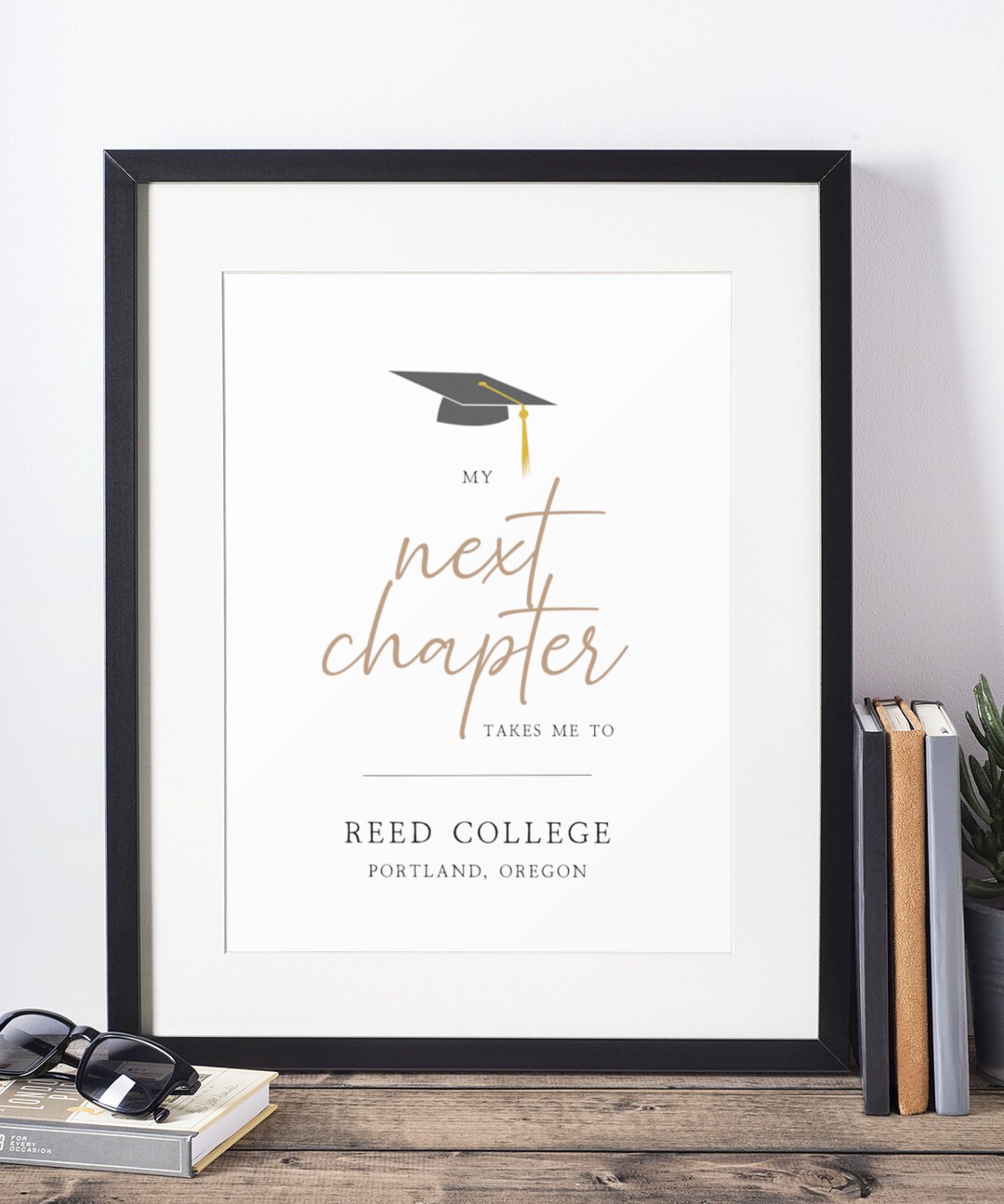 My Next Chapter Graduation Printable | Personalized Graduation Party ...