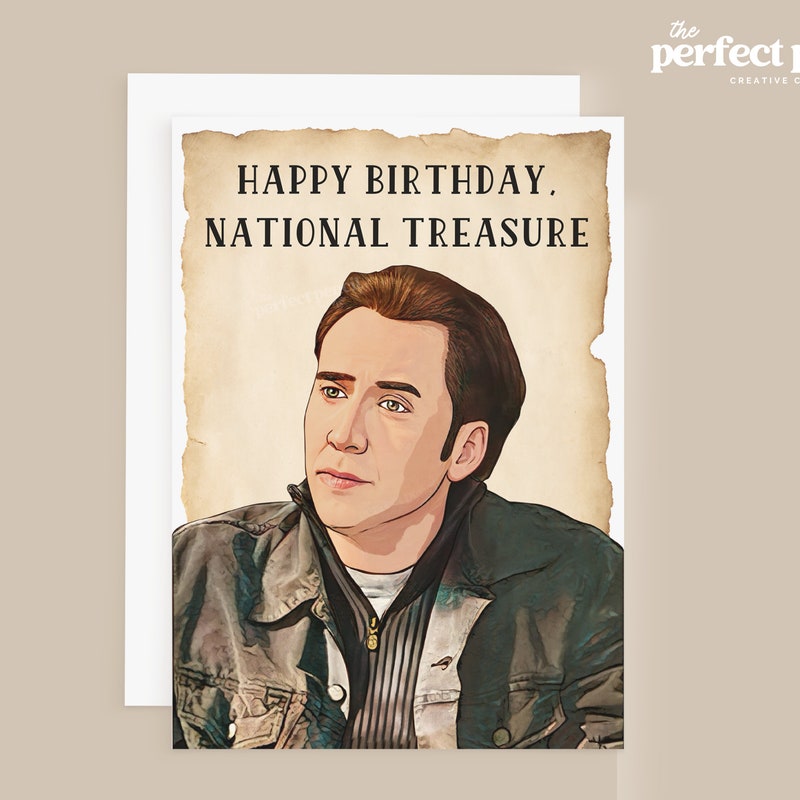Nicolas Cage Card - Etsy