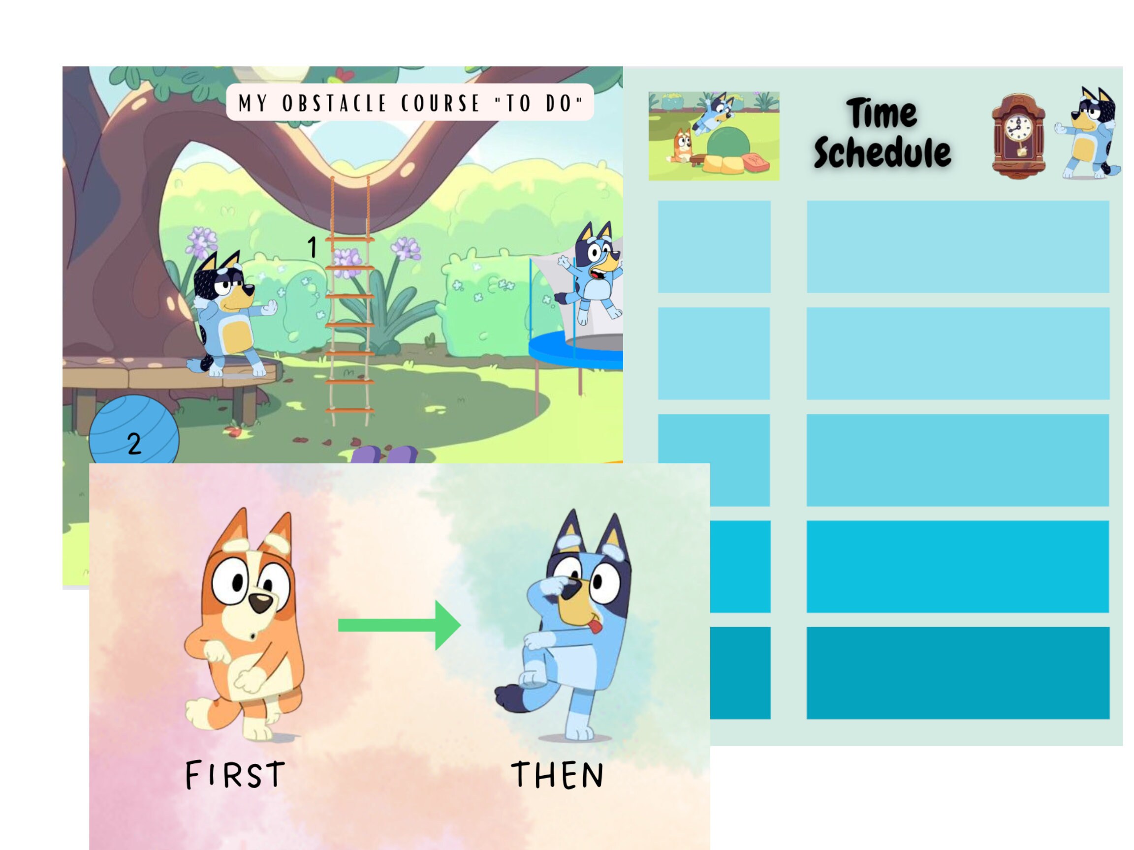 Bluey Themed Communication Package - Etsy