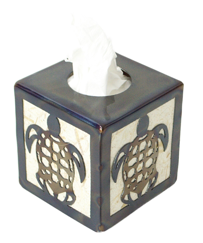 Turtle Tissue Box Cover - Etsy