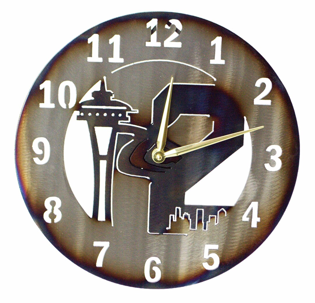 12 Fan Clock - Etsy