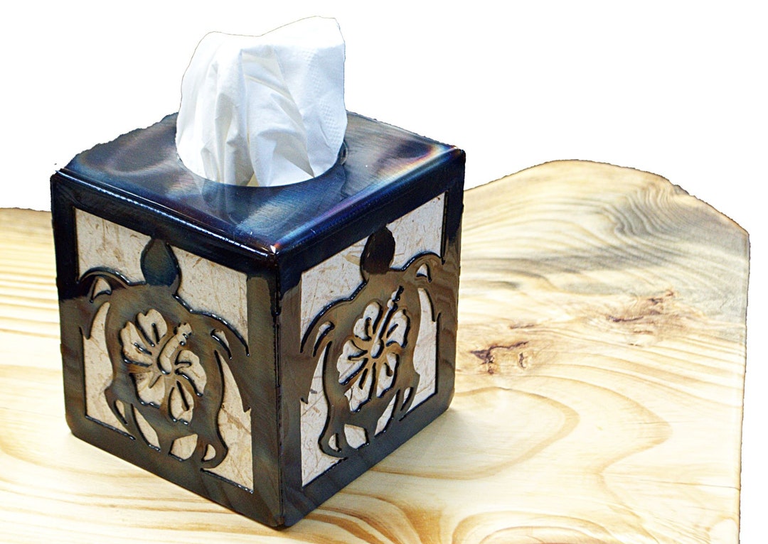 Sea Turtle Tissue Box Cover - Etsy