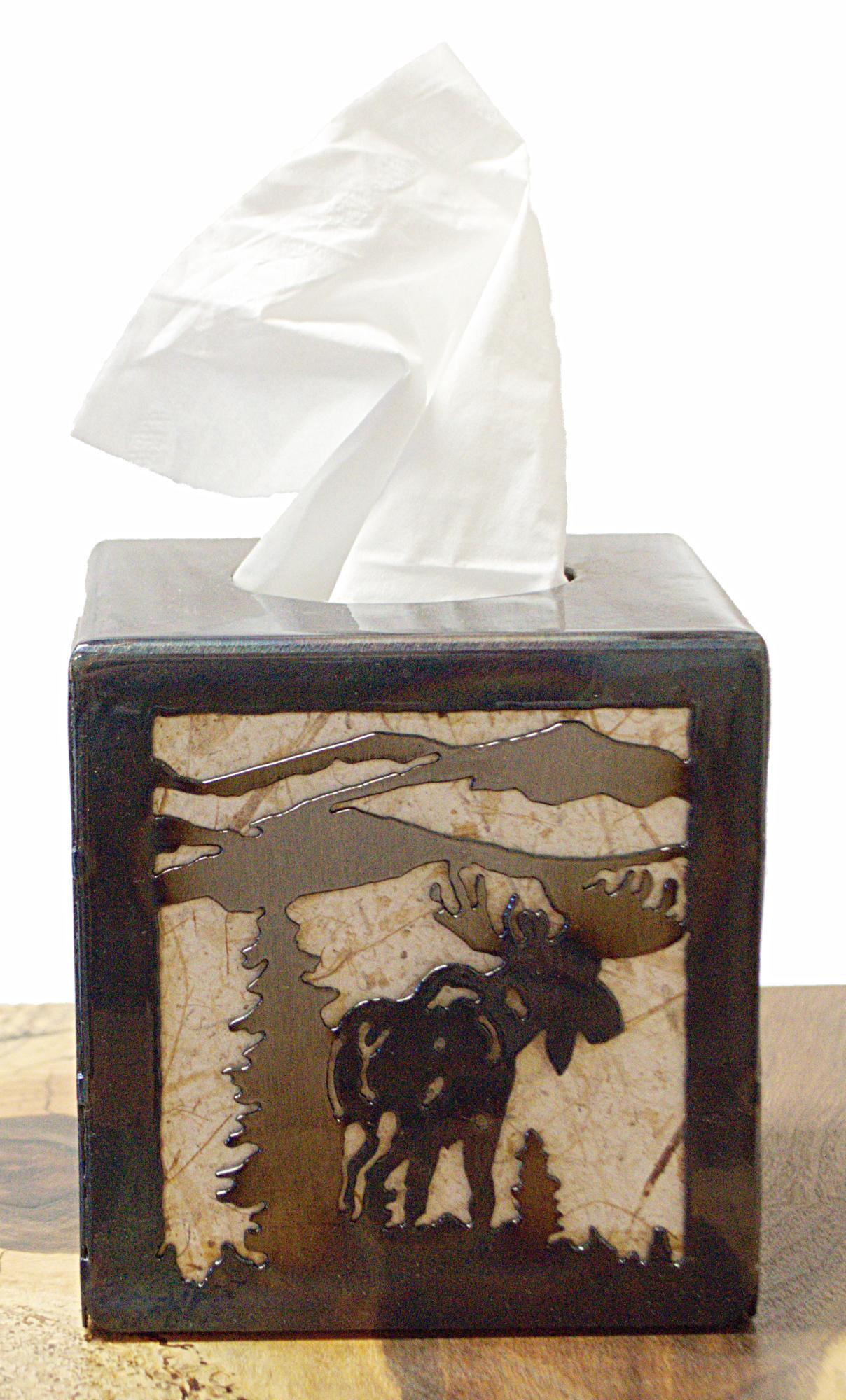 Moose Tissue Box Cover - Etsy