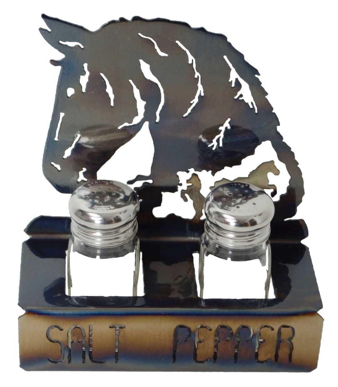 Salt and Pepper Shaker - Horse Head - Etsy