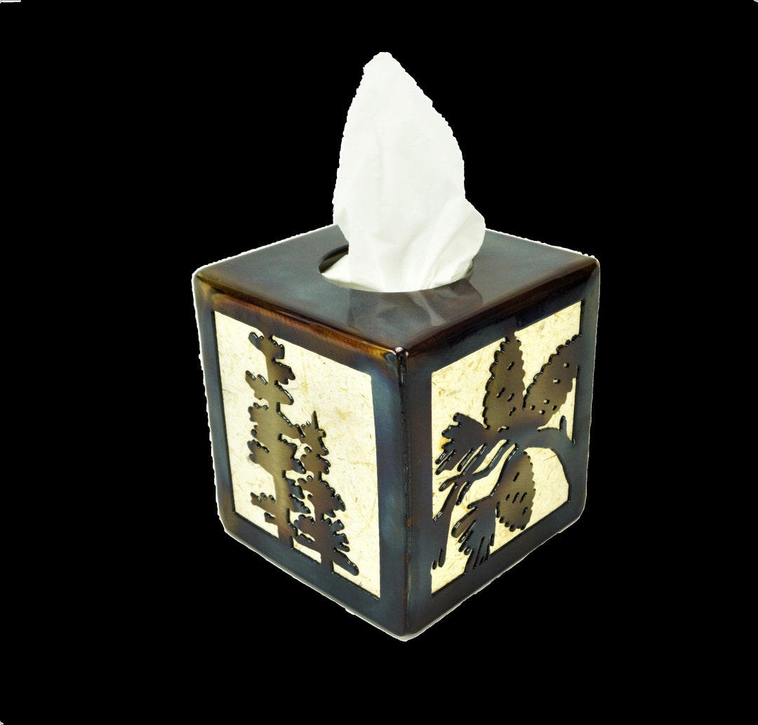Pine Cone Tissue Box Cover - Etsy